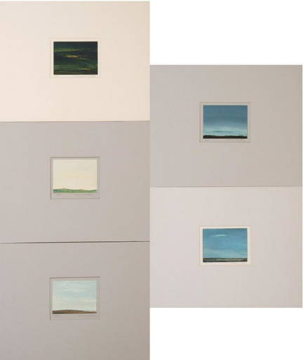 David Melby (1942 2014) Oil On Board (five Works)