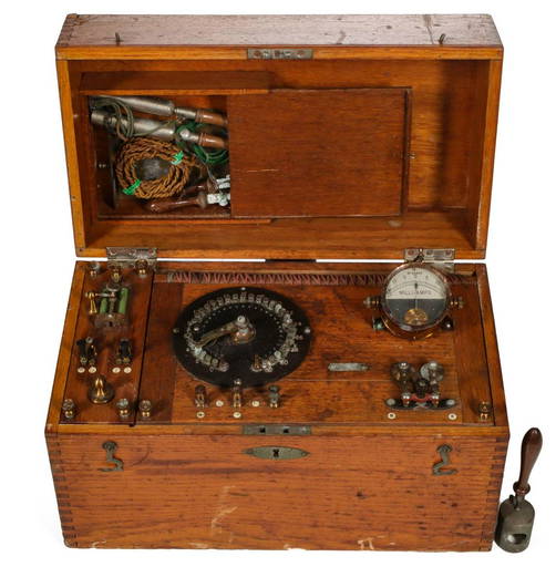 A RARE SCHALL FARADIC GALVANIC MEDICAL BATTERY IN OAK - Dec 27, 2022 ...