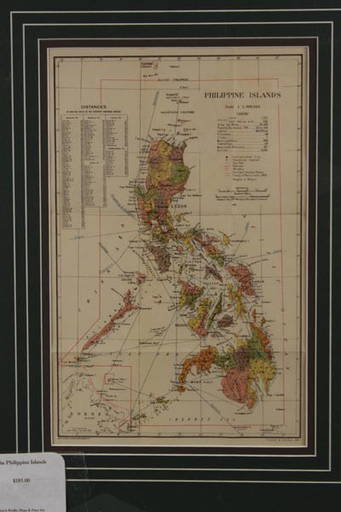 1923 Map Of Philippine Islands By Carmelo & Bauermann