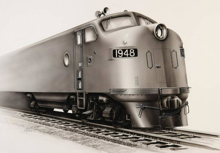 A Rare Ben Dedek Prototypical Design For Gm's Emd