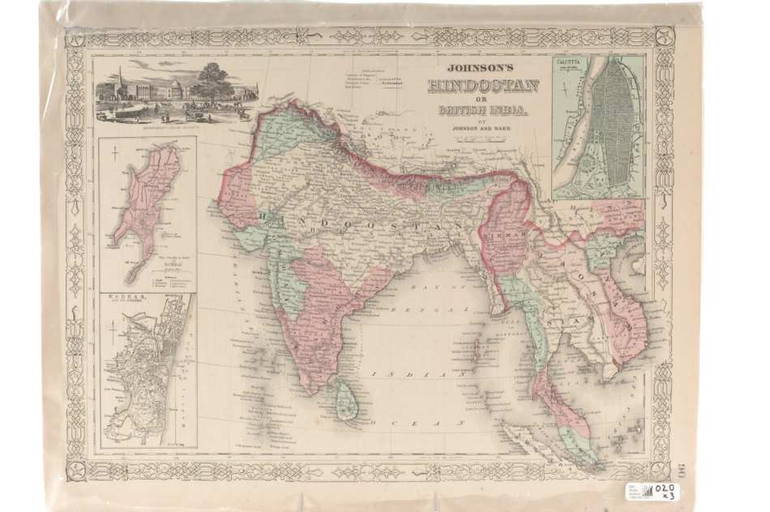 Three Maps Of Asia And Hindostan (india)