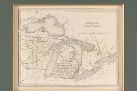 Anthony Finley Michigan Territory Map 1834