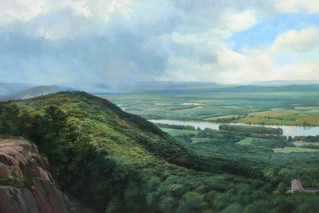 Mark Flickinger (b. 1965) Award Winning Oil On Canvas Auction