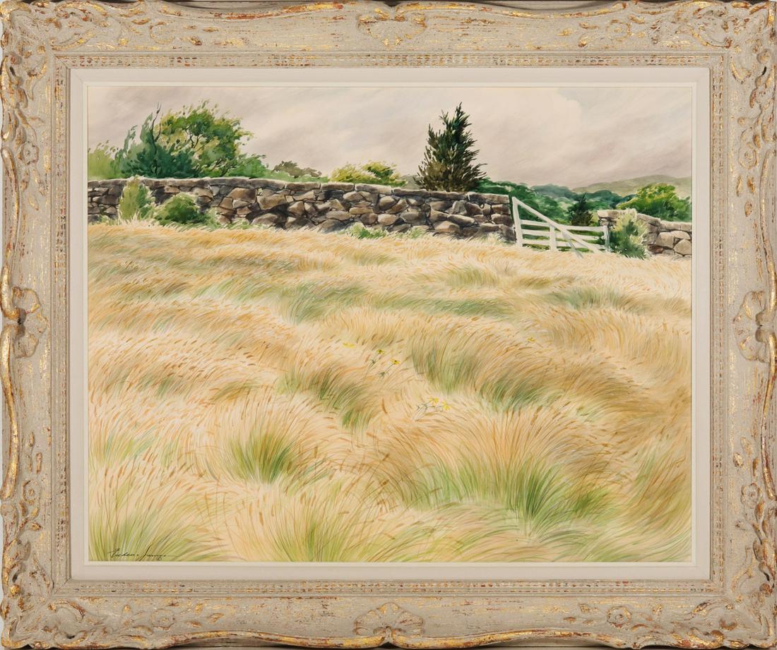 Frederic James (1915-1985) Watercolor On Paper Auction