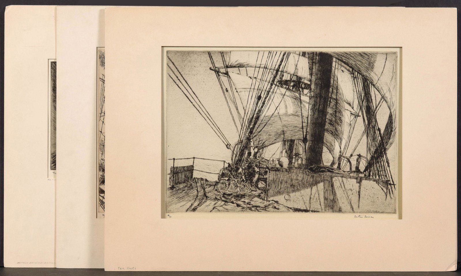 Arthur Briscoe (1920 1997) Signed Etchings