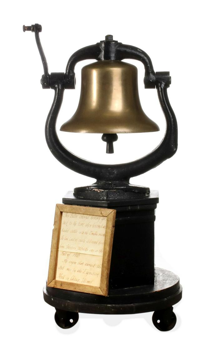 Steam Locomotive Bell From Omaha Stockyards Engine