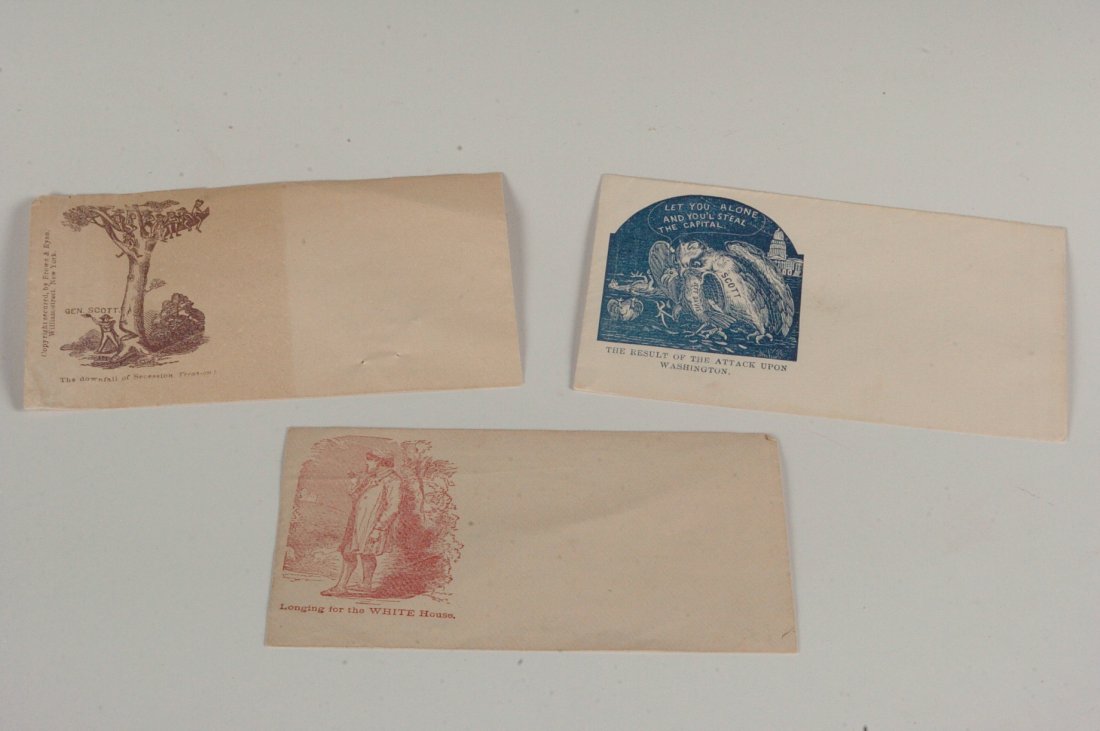 THREE CIVIL WAR PATRIOTIC COVERS