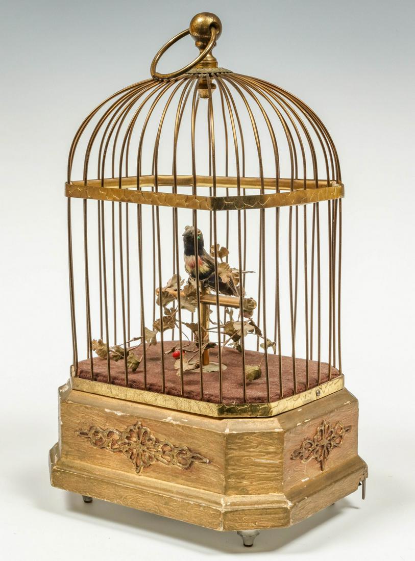 A Singing Bird Automaton Spring Driven Music Box Auction
