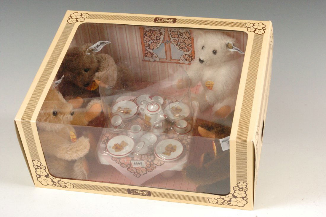 STEIFF TEA PARTY SET OF FOUR MOHAIR TEDDY BEARS, LIMITE - Jun 09, 2012 ...