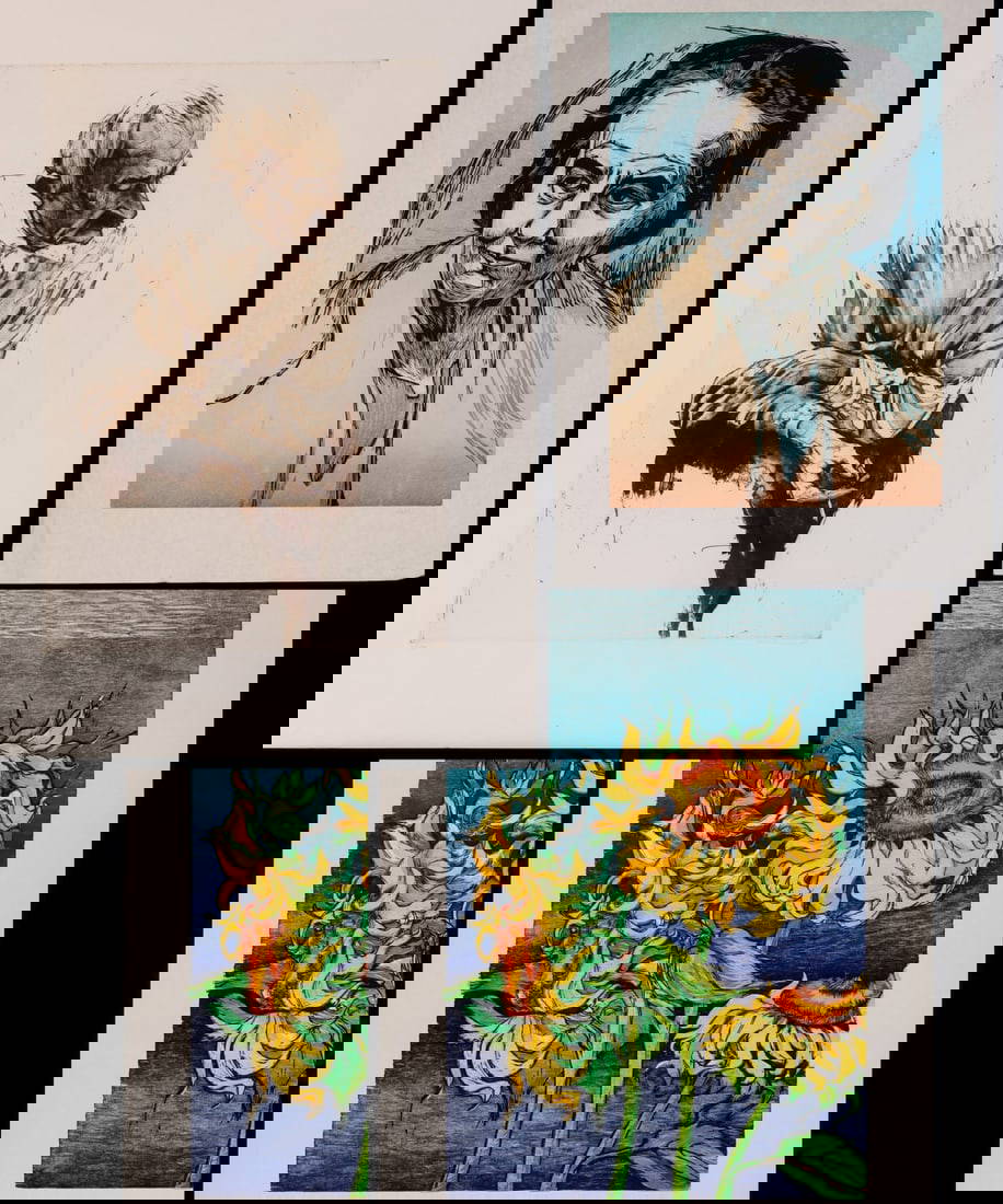 Chaim Gross Mervin Jules, Harry Mccormick Signed Prints Auction