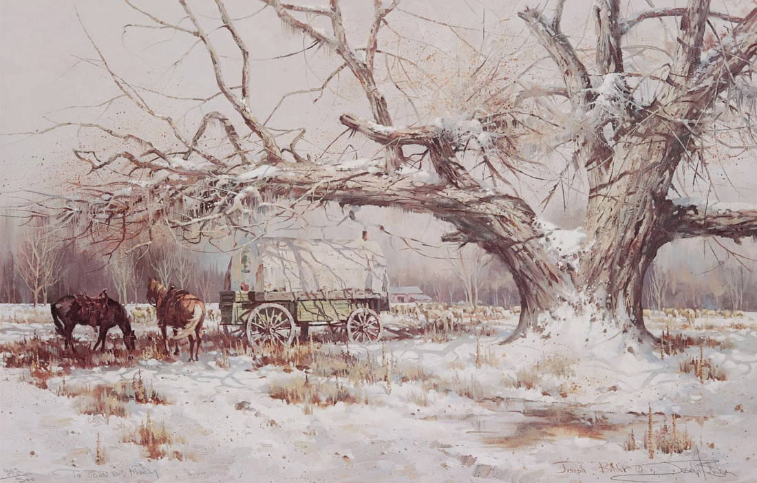 Joseph Bohler (b. 1938) Pencil Signed Offset Litho Auction