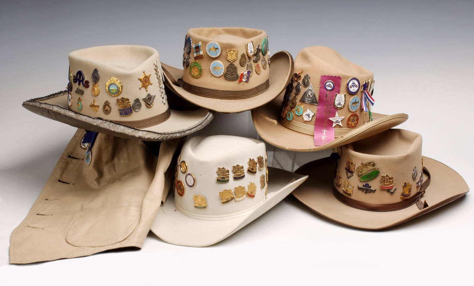 American Royal And Other Pins On Stetson & Other Hats Auction
