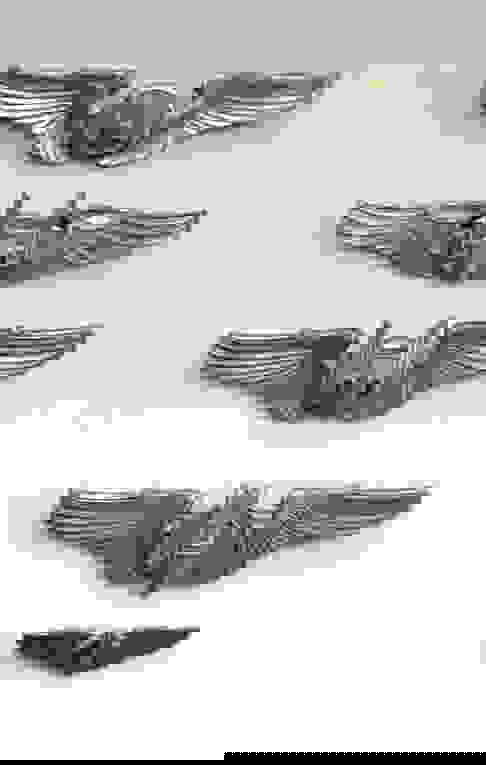 Five Sterling Aaf Wings, Bombardier, Gunner, Air Crew Auction