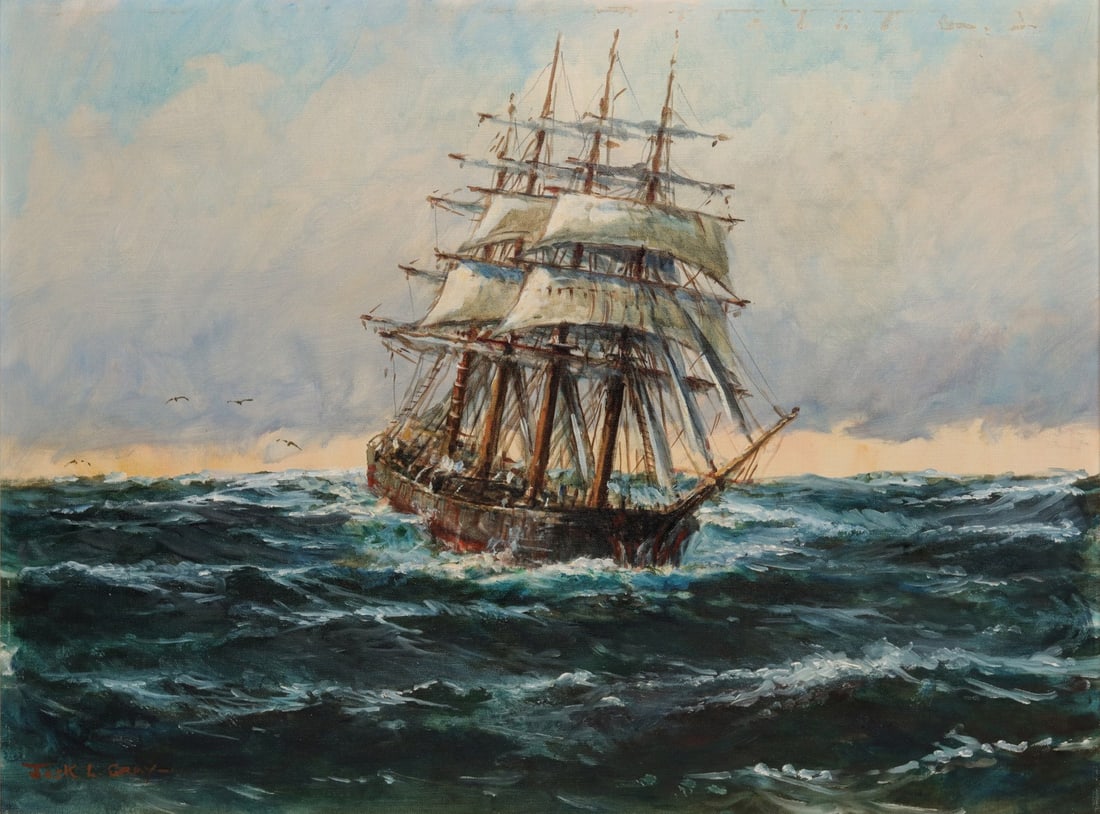 Jack Lorimer Gray (1927-1981) Oil On Artist's Board Auction