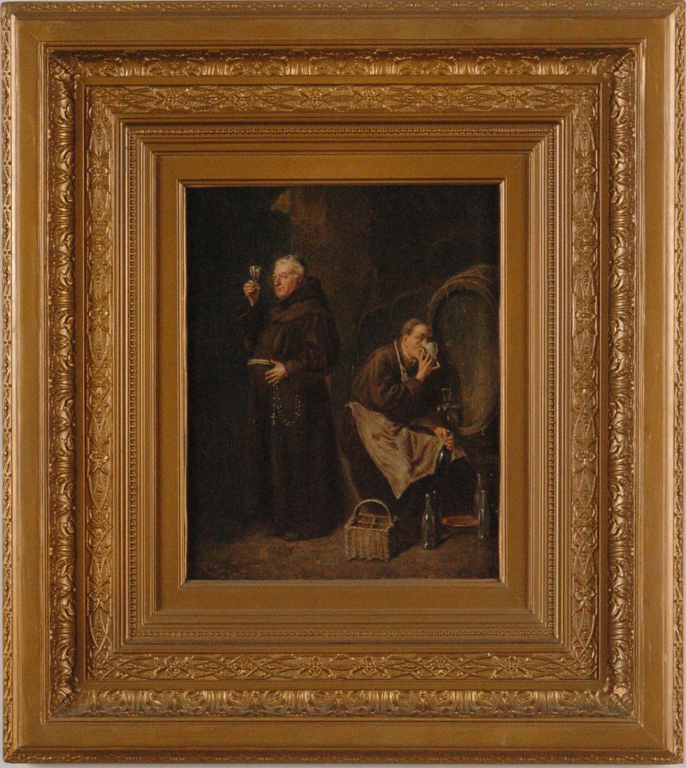 GEORG ROESSLER (1861-1925) OIL ON PANEL