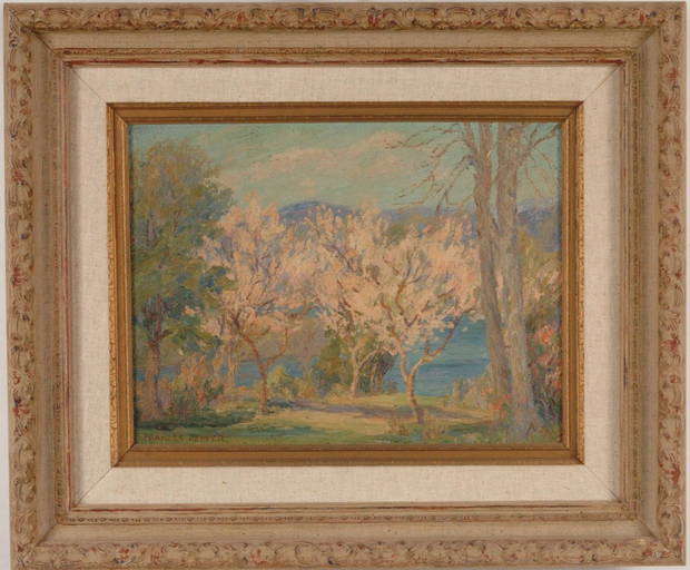 Frances Alice Keffer (1881 1953) Oil On Panel