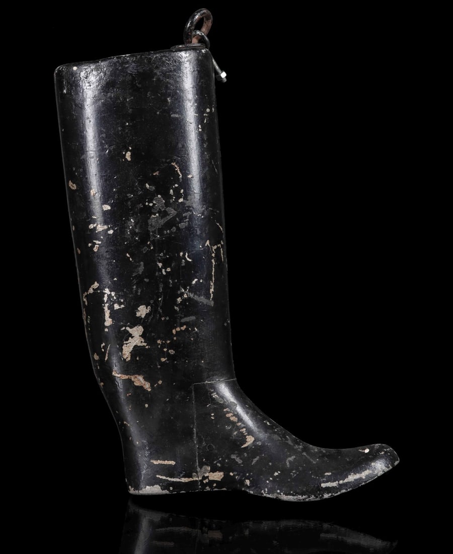 A Late 19th Century Zinc Figural Bootmaker's Sign Auction