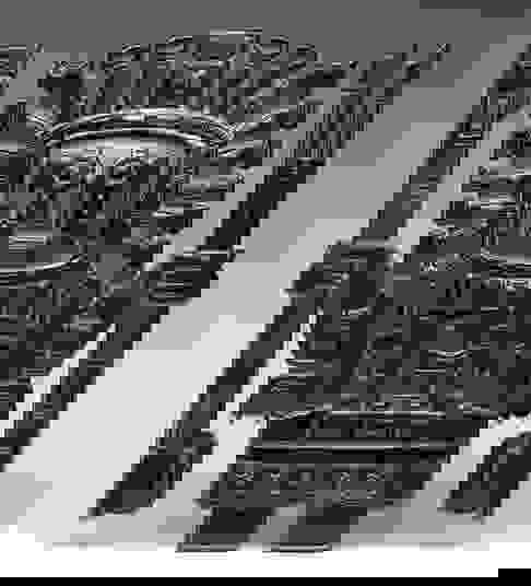 A Hand Chased Sterling Plaque The Incan Deity Viracocha Auction