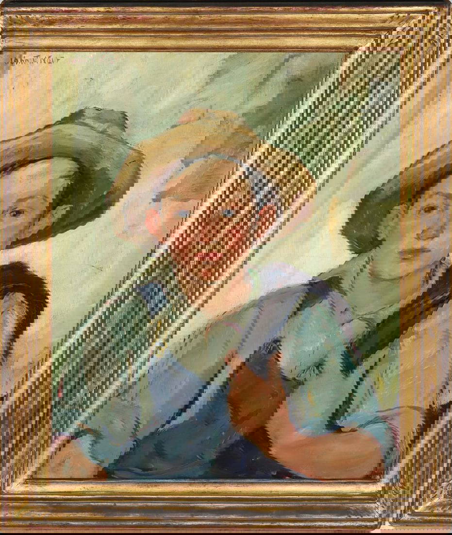 John Nolf (1872-1950) Regionalist Oil On Canvas Auction