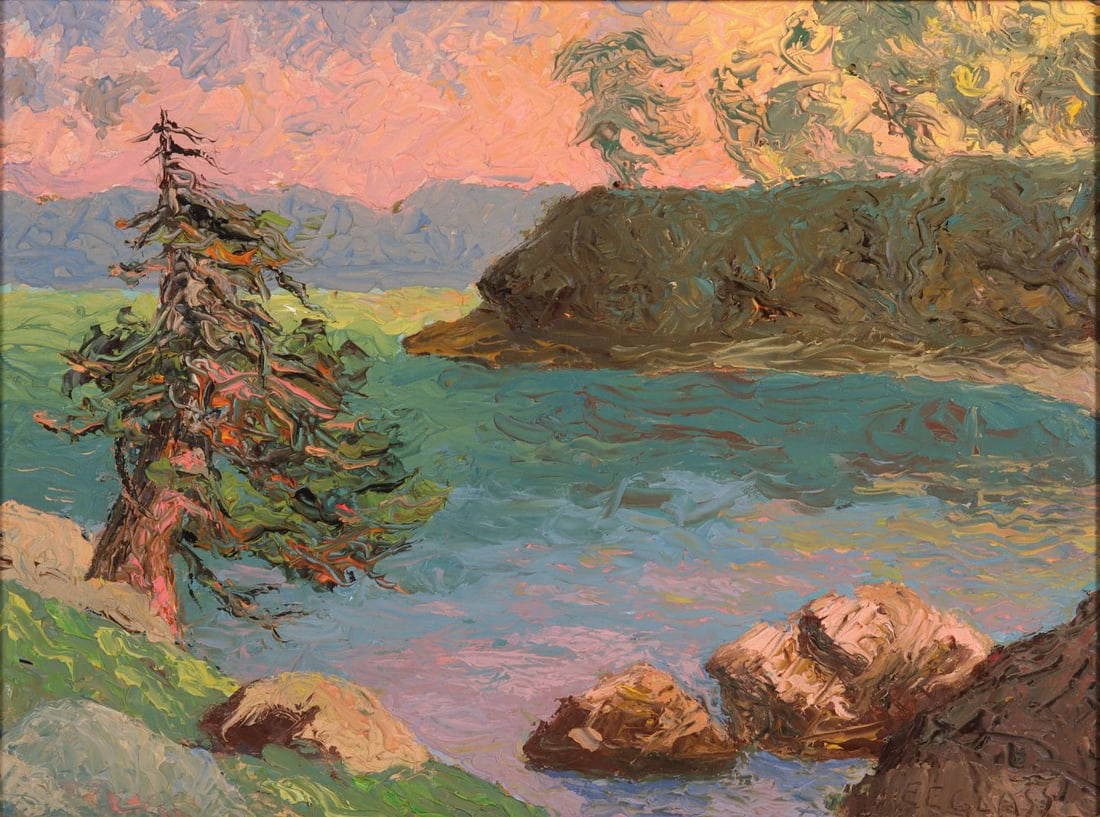 Emerson Everett Glass (1916-1987) Oil On Panel Auction