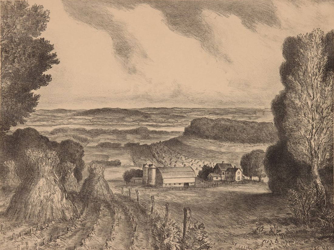 John Steuart Curry (1897-1946) Pencil Signed Lithograph Auction