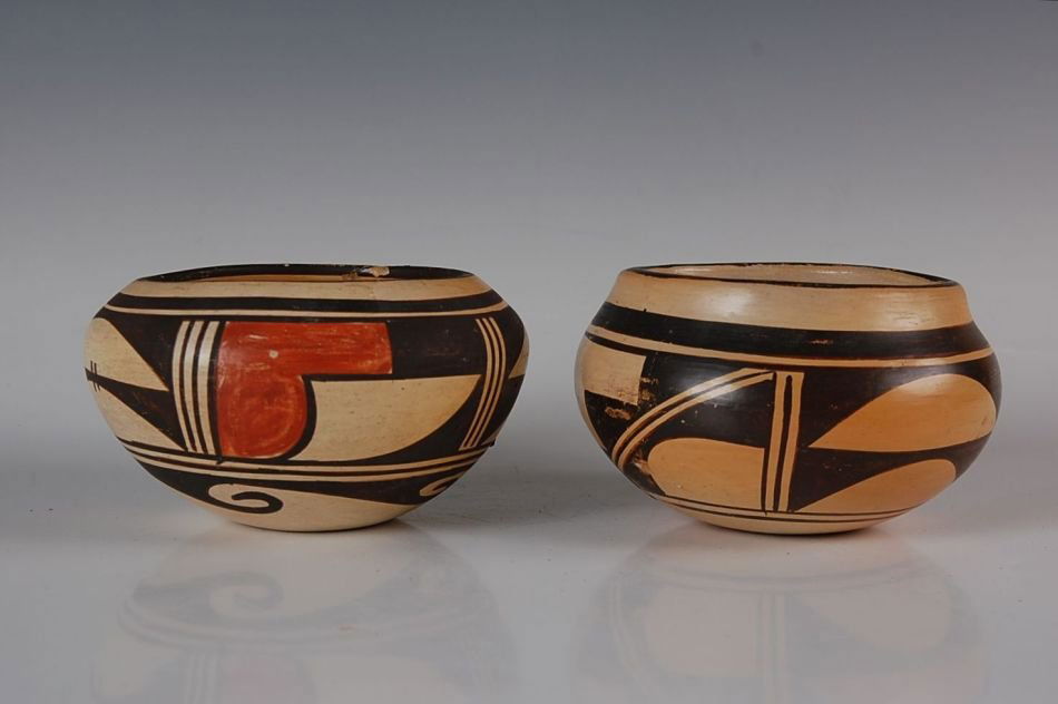 Two Pieces Of Hopi Native American Pottery