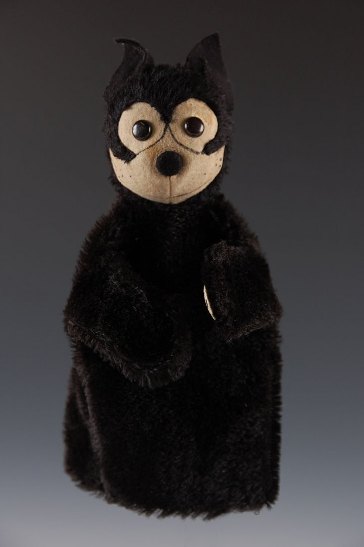 FELIX THE CAT HAND PUPPET WITH PINBACK BUTTON