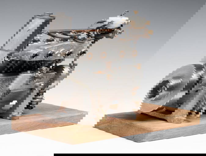 A Four Cylinder Model Gas Engine By Elmer Wall Chicago