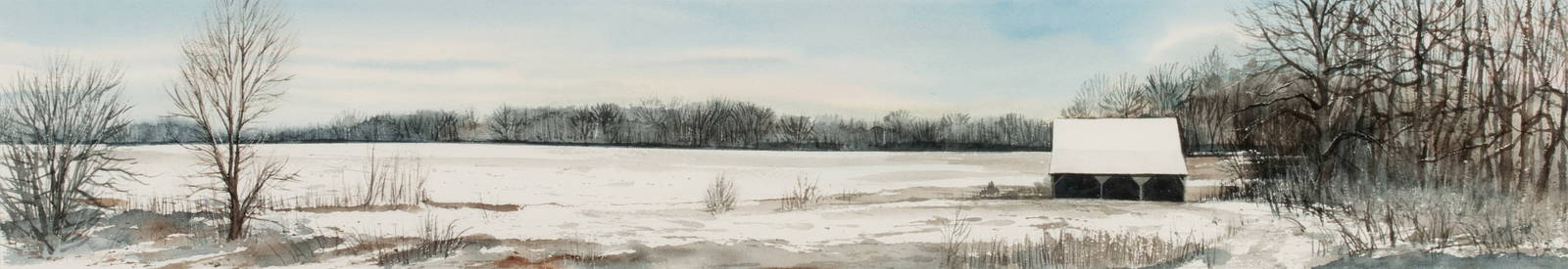 Louis Copt (kansas B. 1949) Watercolor On Paper Auction