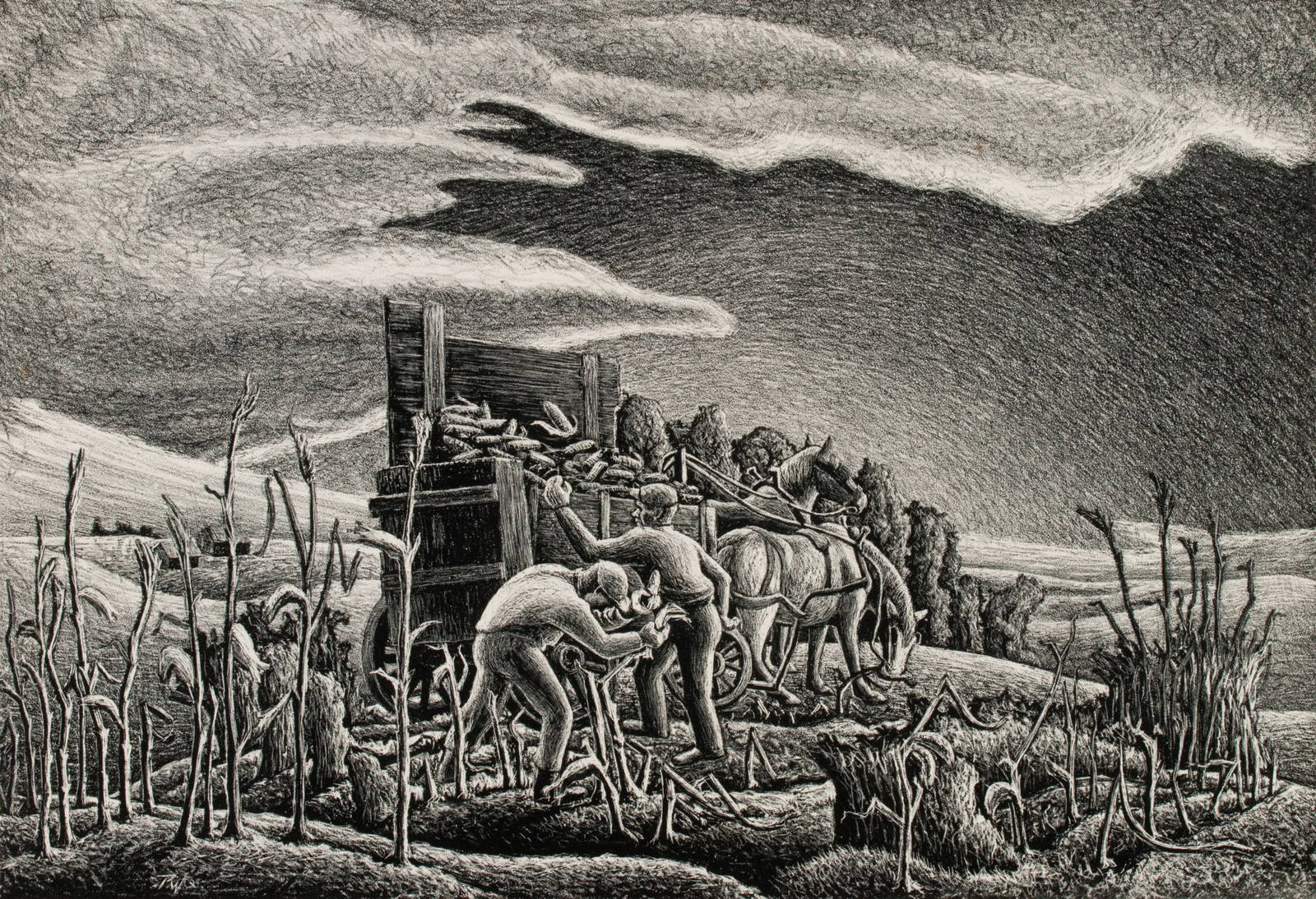 Aaron Pyle (1903-1972) Two Lithographs Auction