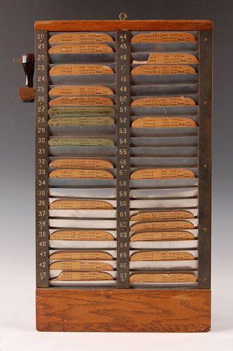 Harvey House Hotel Oklahoma City Room Card Rack