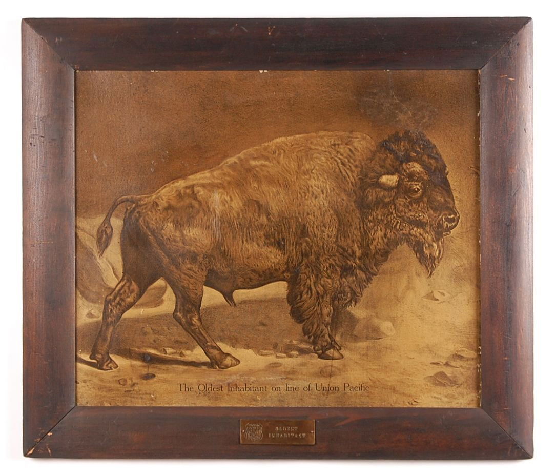 Union Pacific Buffalo 'oldest Inhabitant' Depot Print