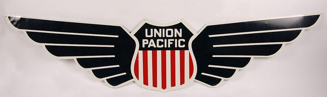 UNION PACIFIC PAINTED WINGED LOGO SIGN - Apr 07, 2013 | Soulis Auctions ...