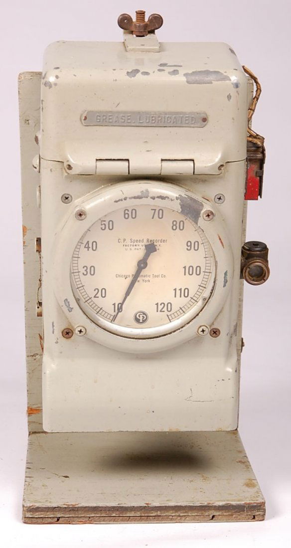 RAILROAD PNEUMATIC SPEED RECORDER - Apr 07, 2013 | Soulis Auctions in MO