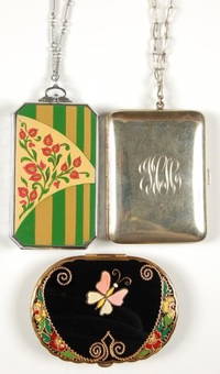 TWO ENAMEL ART DECO COMPACTs, PLUS A CB&H COMPACT - Oct 11, 2013 ...