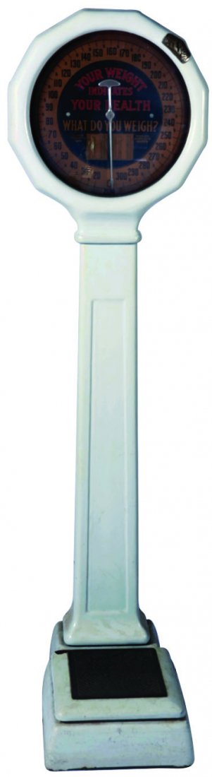 NATIONAL NOVELTY CO MECHANICAL 'LOLLIPOP' SCALES