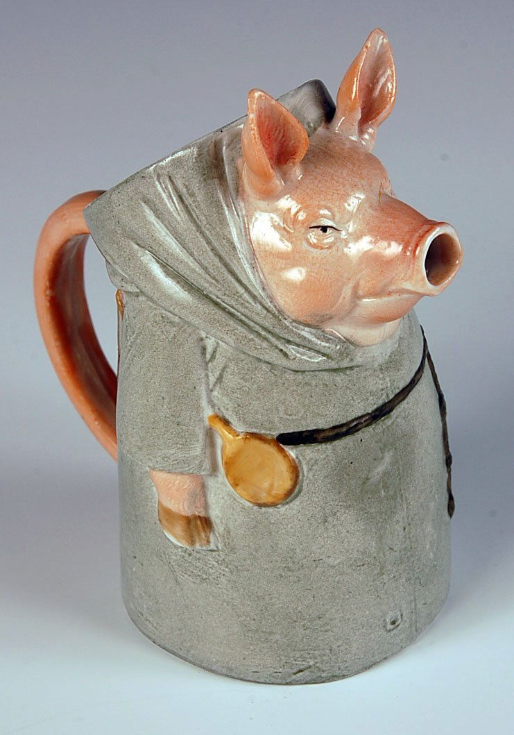 SCHAFER & VATER MONK PIG CREAMER - Apr 26, 2014 | Soulis Auctions in MO