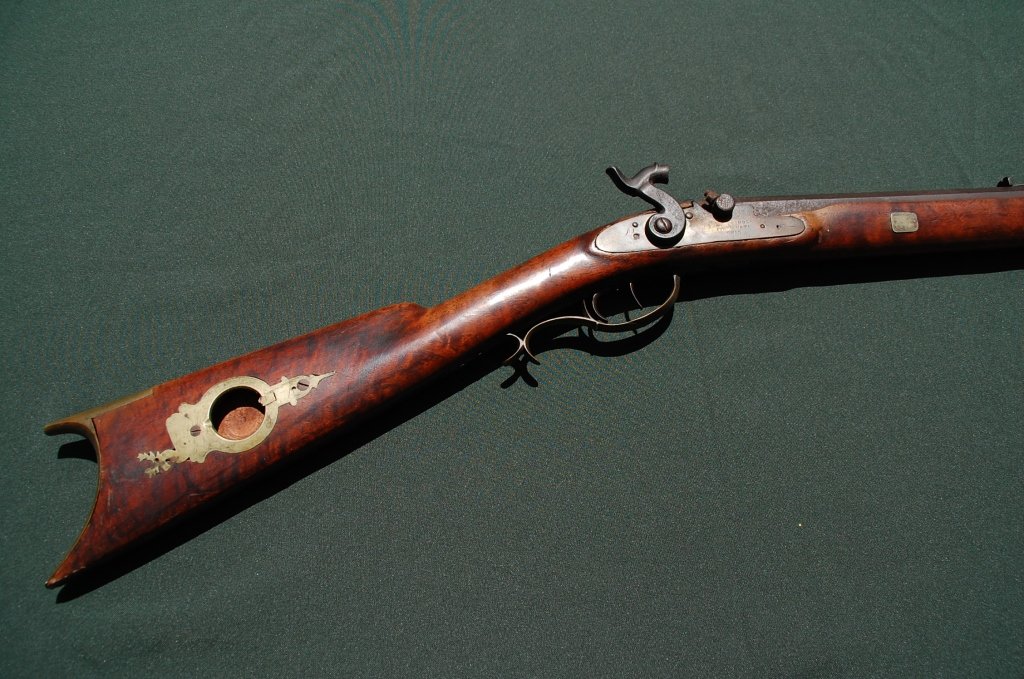 T. Wilson Kentucky Long Rifle With Davidson Locks
