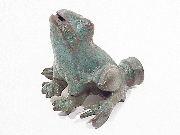 Cast Iron Lawn Sprinkler In Form Of Frog