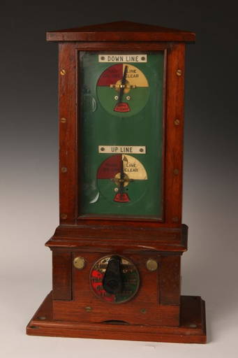 Late 19th Century Railway Line Clearance Indicator