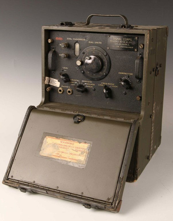 Us Army Signal Corps Frequency Meter Bc 221