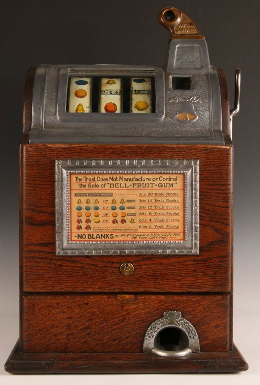 Jennings Operator's Bell 5 Cent Slot Machine C. 1920s