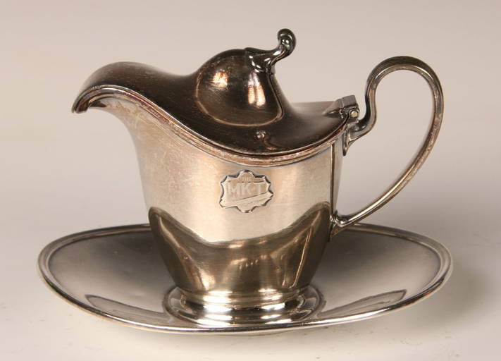 Missouri Kansas Texas Mk&t Railroad Silver Syrup