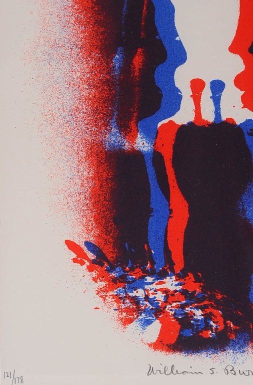 WILLIAM S. BURROUGHS (1914-1997) SIGNED SERIGRAPH