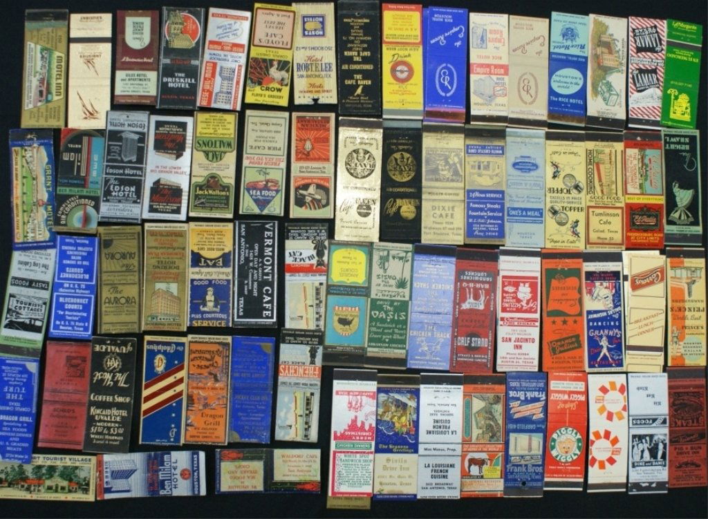 VARIOUS COLLECTIBLE VINTAGE MATCHBOOK COVERS - Feb 21, 2015 | Soulis ...