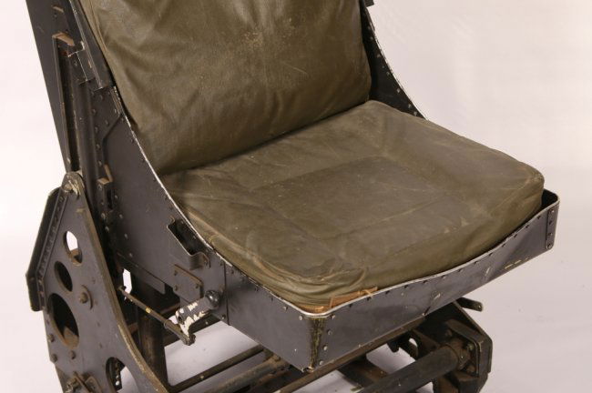 WWII GUNNER SEAT ASSEMBLY FROM B25 BOMBER : Lot 2