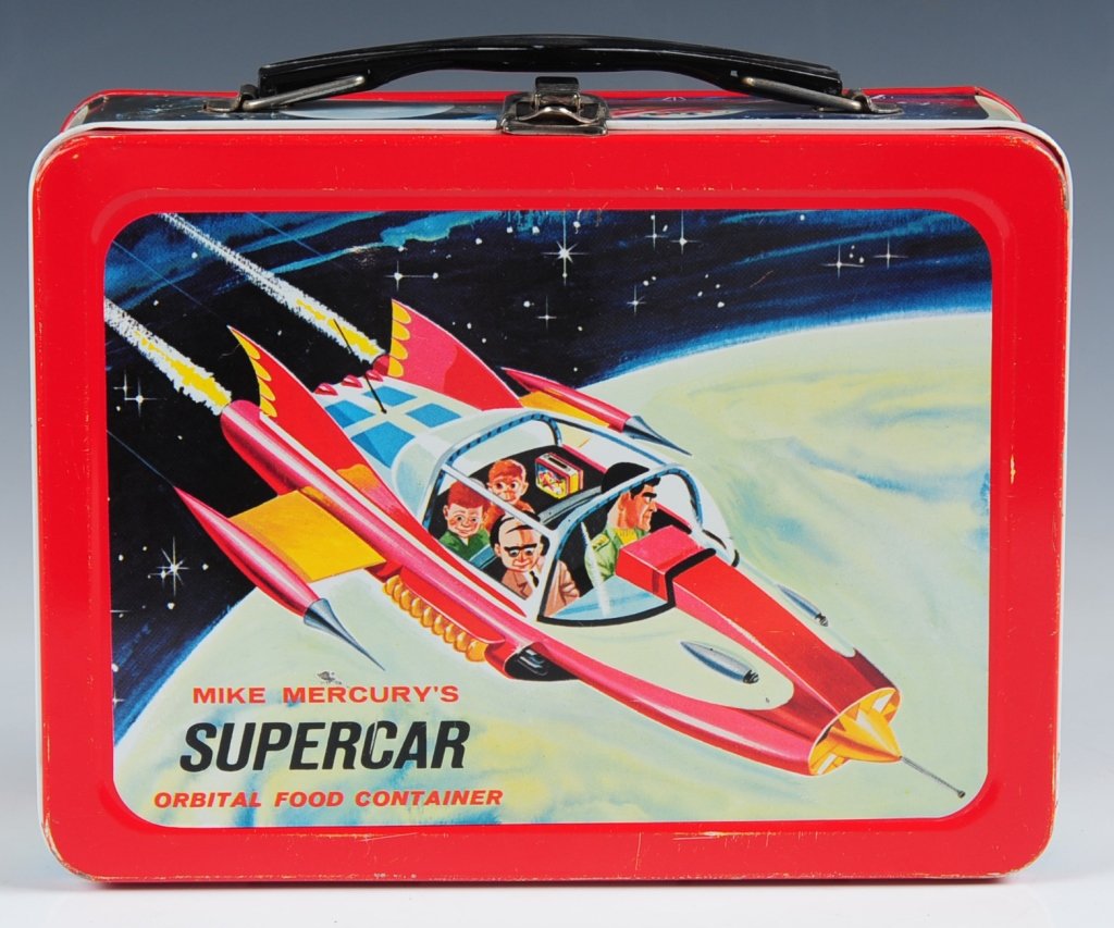 1962 MIKE MERCURY'S SUPERCAR LUNCH BOX