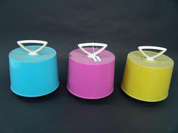 Group Of Three 45 Rpm Record Holders From 1965