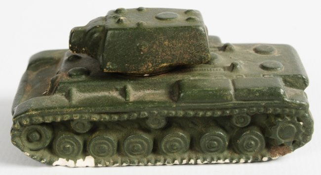 FOUR GOEBEL TIGER TANK SAND TABLE MODELS, PANTHER, KW 1 : Lot 10918