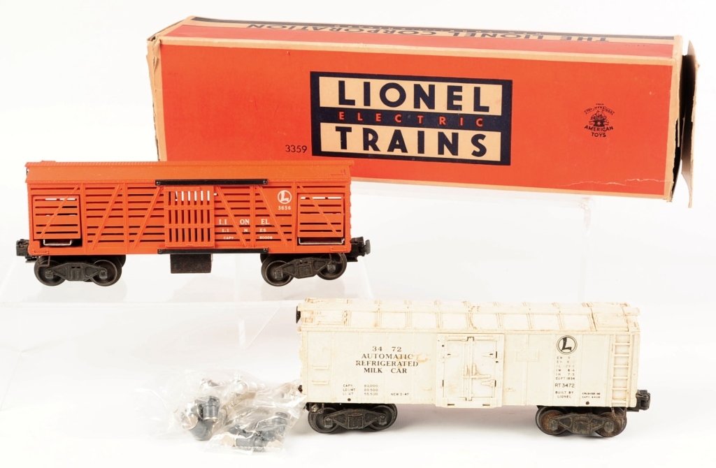 Three Lionel Postwar Freight Cars